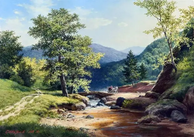 Paisagens de Mikhail Satarov