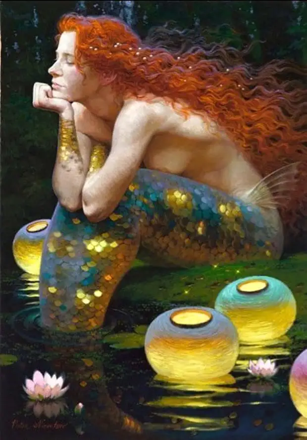 Children. The fairy tale is always there. Artist Viktor Nizovtsev