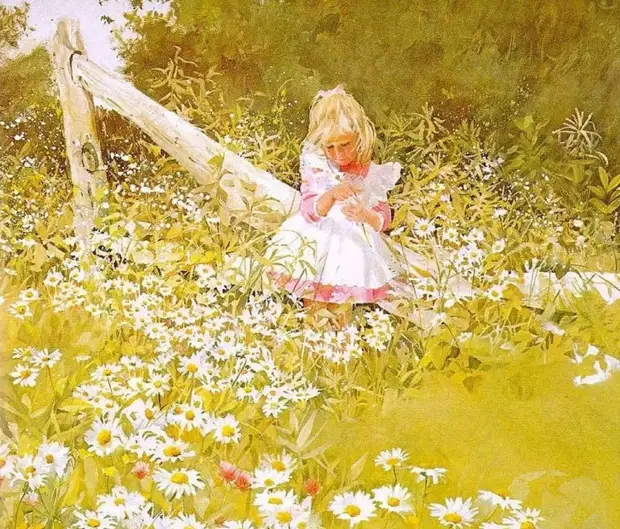 L'artista Carolyn Blish. Ciao da un'infanzia felice