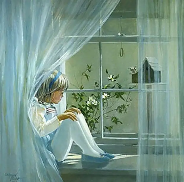 L'artista Carolyn Blish. Ciao da un'infanzia felice