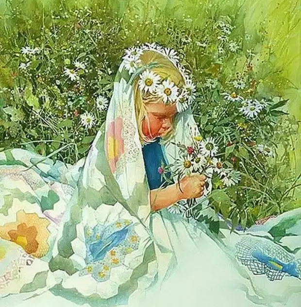 L'artista Carolyn Blish. Ciao da un'infanzia felice