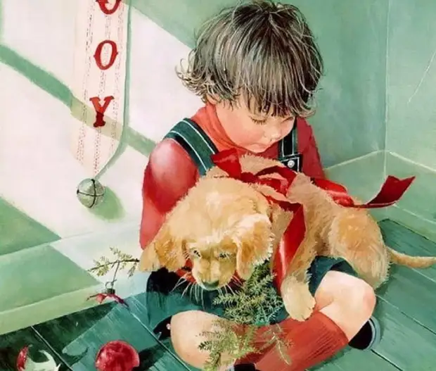 L'artista Carolyn Blish. Ciao da un'infanzia felice