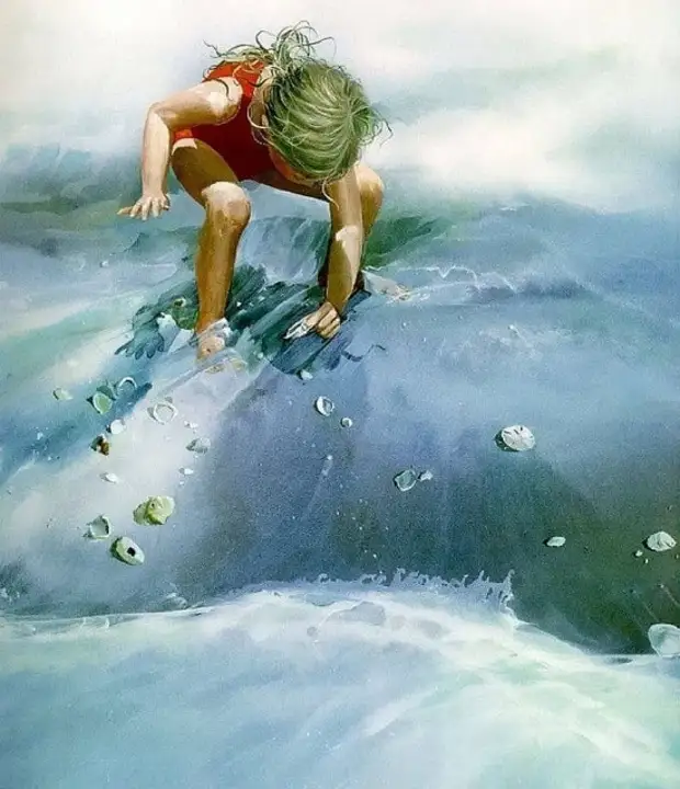 L'artista Carolyn Blish. Ciao da un'infanzia felice