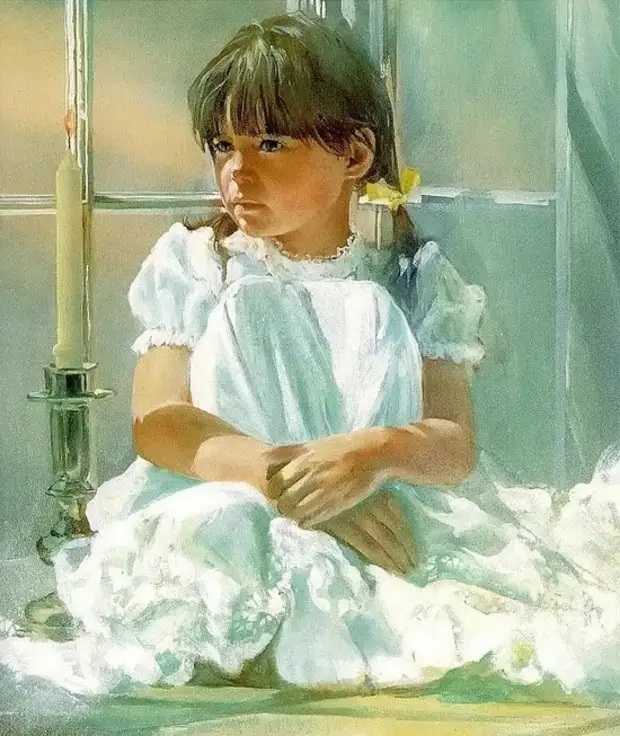 L'artista Carolyn Blish. Ciao da un'infanzia felice