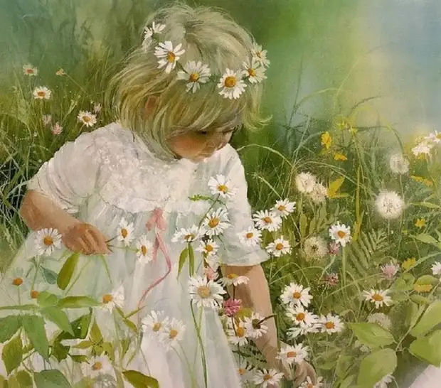 L'artista Carolyn Blish. Ciao da un'infanzia felice