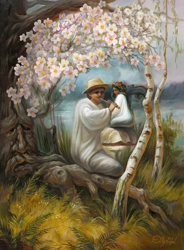 Mchoro Kuchora na OLEG SHUPLYAK.