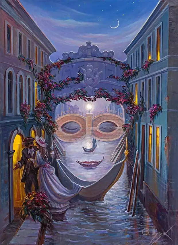 PINTURA DE ILUSIÓN DE OLEG SHUPLYAK.