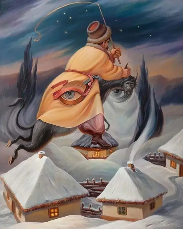 PINTURA DE ILUSIÓN DE OLEG SHUPLYAK.