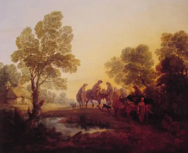 Sanatçı Thomas Gainsborough.