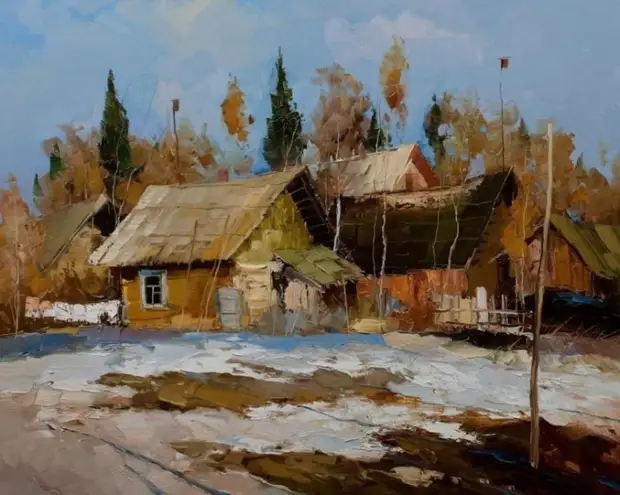 Artistul Alexander Kolotilov. Peisaje rurale