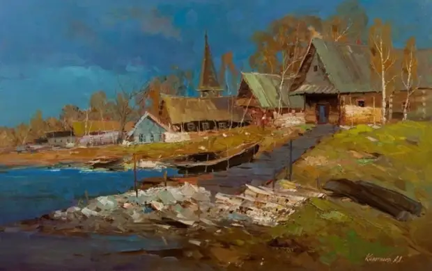 Artistul Alexander Kolotilov. Peisaje rurale