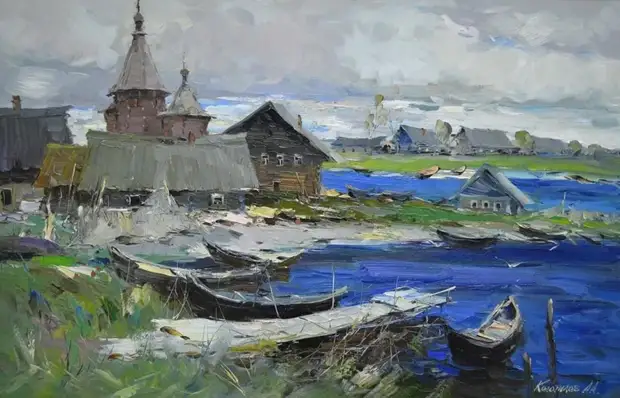 Alexander Kolotilov artista. Landa paisaiak