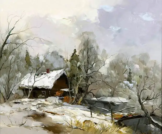 Artistul Alexander Kolotilov. Peisaje rurale