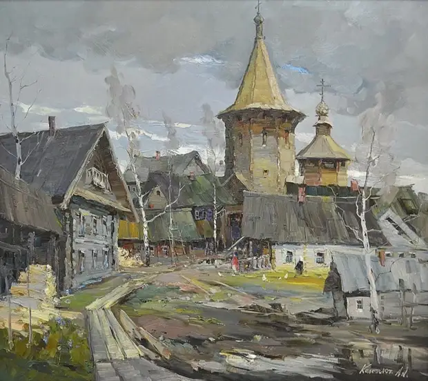 Artistul Alexander Kolotilov. Peisaje rurale