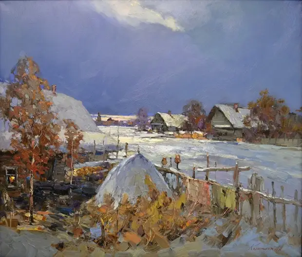 Artistul Alexander Kolotilov. Peisaje rurale