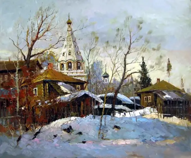 Artistul Alexander Kolotilov. Peisaje rurale