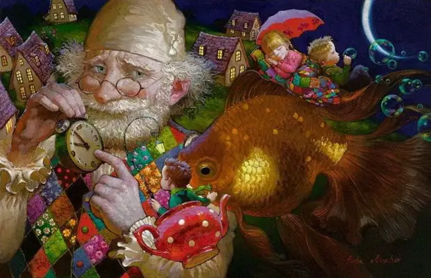 Illustrazzjonijiet fabulous minn Viktor Nizovtsev Ġrajjiet, gifs, storja, agħmilha int stess, agħmelha int stess, fatti