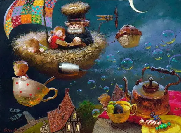 Ilustrações fabulosas de Viktor Nizovtsev Anedotas, gifs, história, faça você mesmo, faça você mesmo, fatos