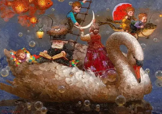 Ilustrações fabulosas de Viktor Nizovtsev Anedotas, gifs, história, faça você mesmo, faça você mesmo, fatos