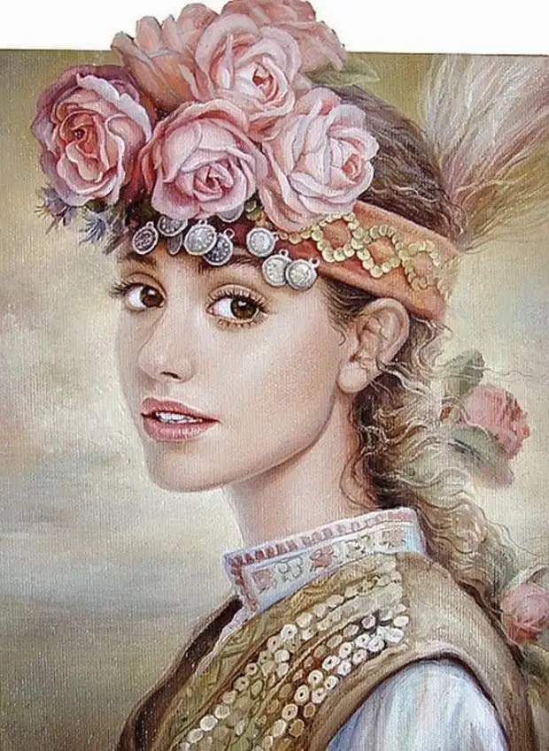 Artist Maria Ilieva. Delicate flowers of Bulgaria