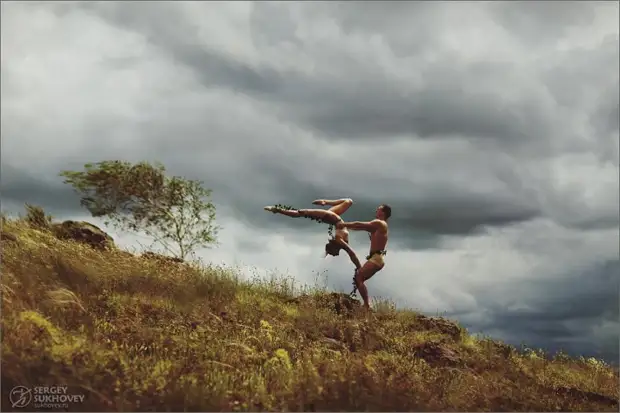 La magia de la danza congelada de Sergey Sukhovei