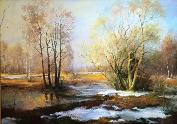 Peintre paysagiste letton Jan Bartkevics (Jan Bartkevics)