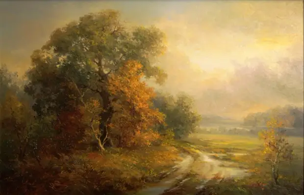 O pintor de paisagens letão Jan Bartkevics (Jan Bartkevics)