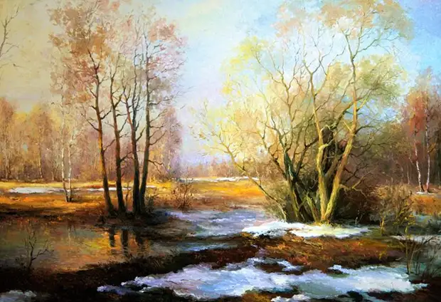 Peintre paysagiste letton Jan Bartkevics (Jan Bartkevics)