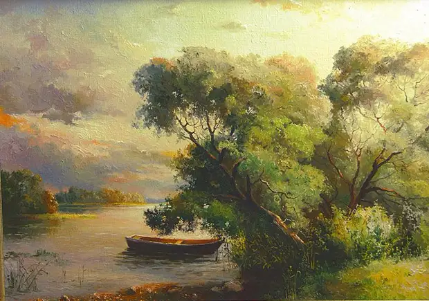 Peintre paysagiste letton Jan Bartkevics (Jan Bartkevics)