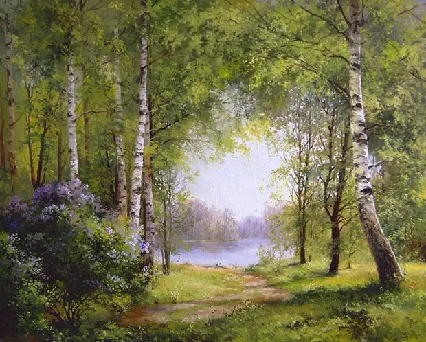 Peintre paysagiste letton Jan Bartkevics (Jan Bartkevics)