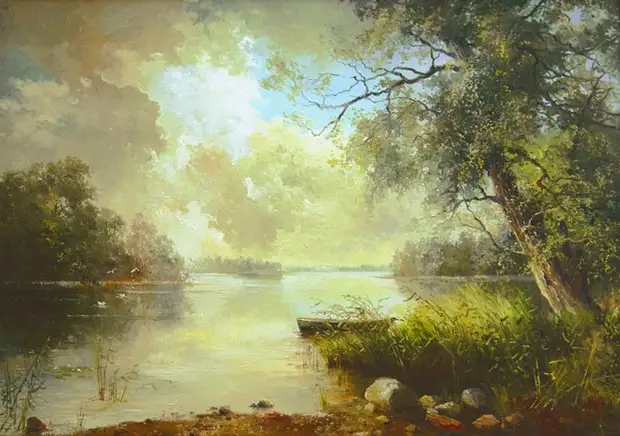 Peintre paysagiste letton Jan Bartkevics (Jan Bartkevics)