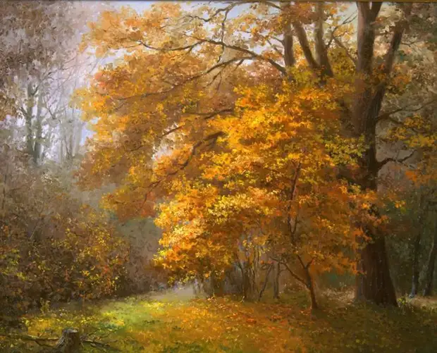 Latvian landscape painter Jan Bartkevics (Jan Bartkevics)