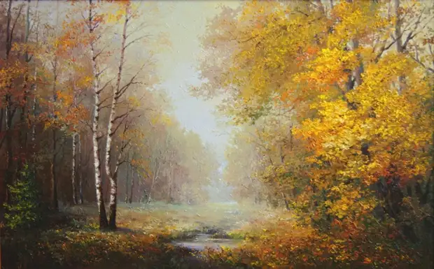 Peintre paysagiste letton Jan Bartkevics (Jan Bartkevics)