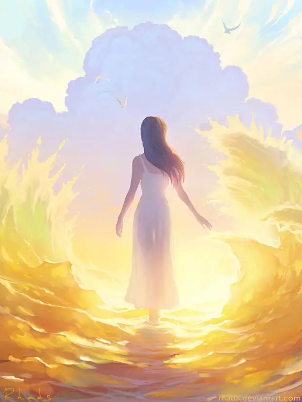 Dipinti colorati di un talentuoso artista russo sotto il soprannome di dipinti RHADS, colorato, artista