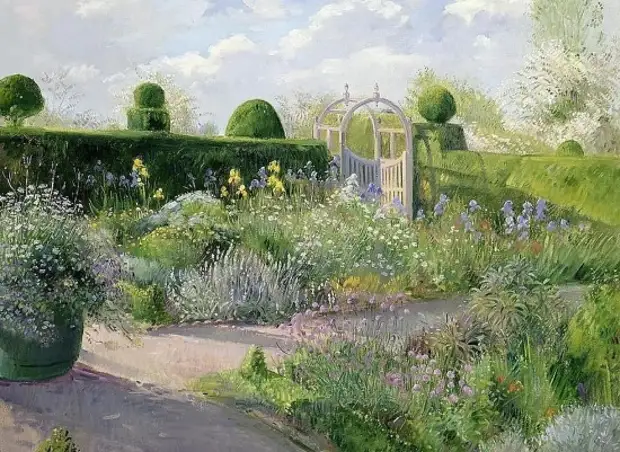 Artista Timothy Easton. La bellesa del jardí anglès