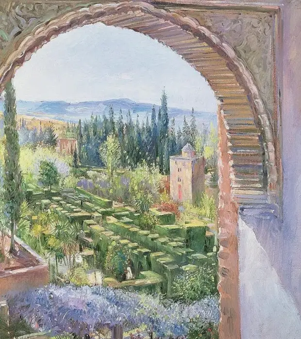 Artista Timothy Easton. La bellesa del jardí anglès