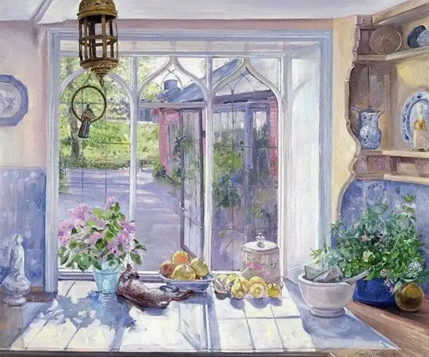 Konstnären Timothy Easton. Skönheten i den engelska trädgården