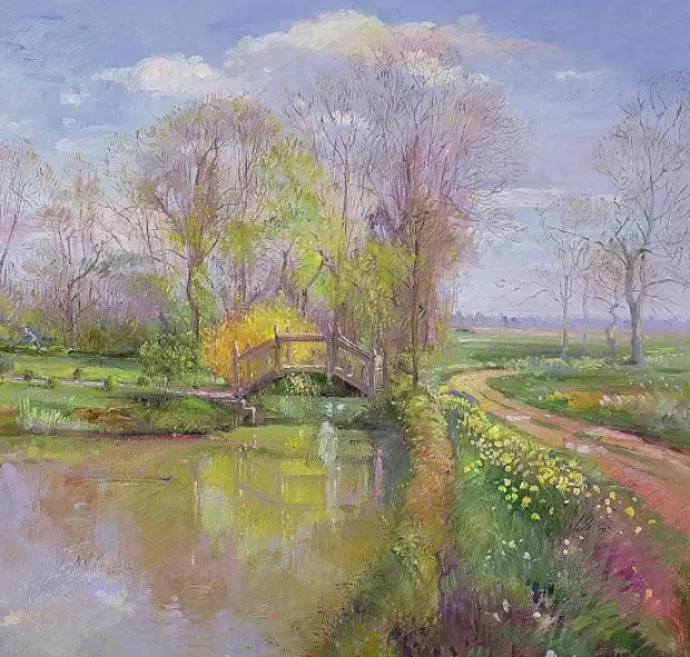 Umělec Timothy Easton. Krása anglické zahrady