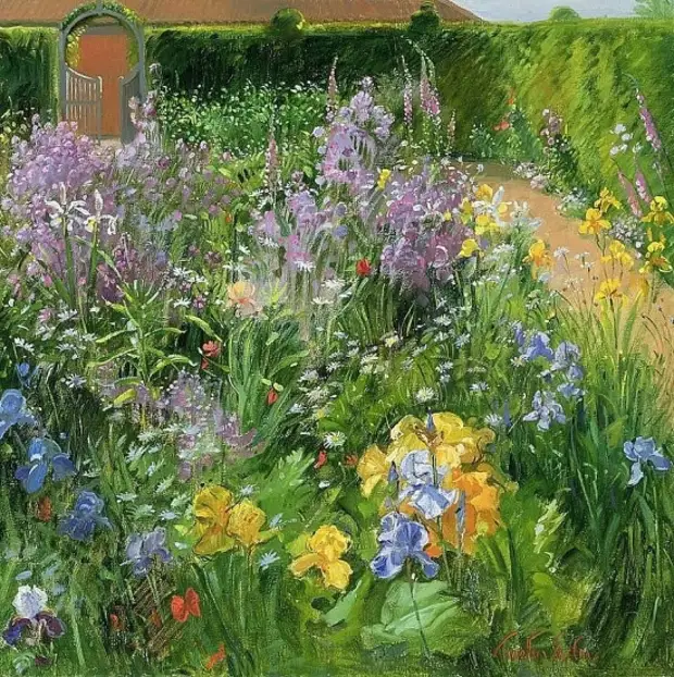 Artista Timothy Easton. La bellesa del jardí anglès