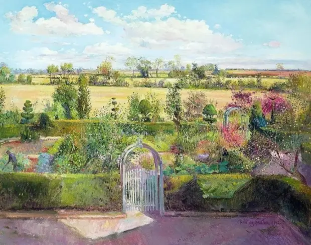 Artista Timothy Easton. La bellesa del jardí anglès