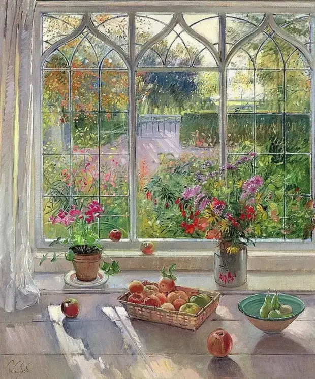 Konstnären Timothy Easton. Skönheten i den engelska trädgården