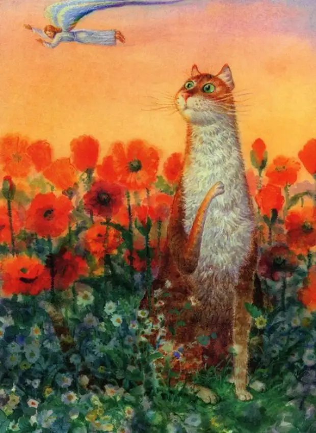 Kattenes verden af ​​kunstneren Vladimir Rumyantsev