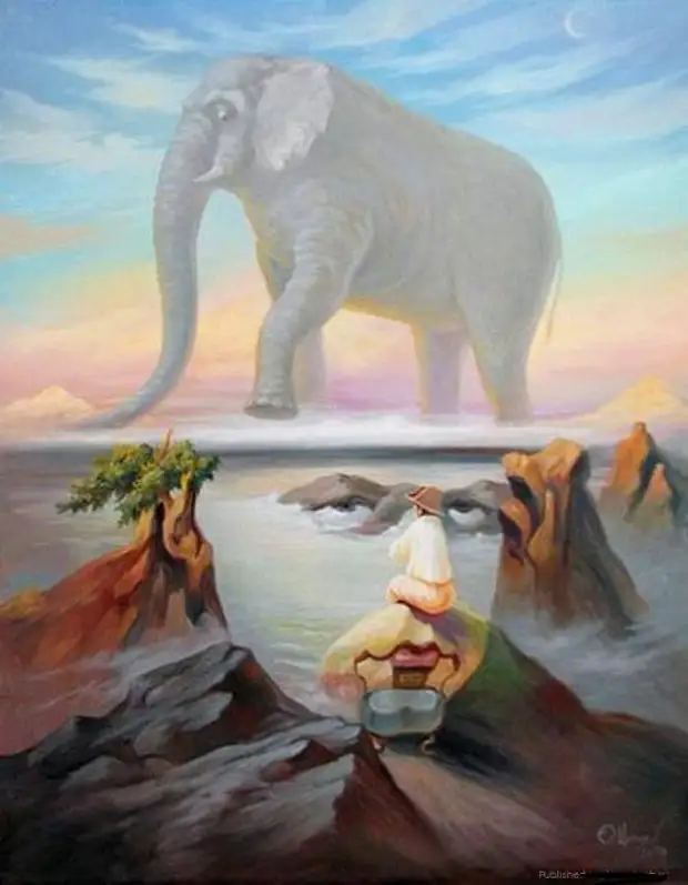 Igishushanyo cya Illusion cyumuhanzi ukomoka muri Ukraine Oleg Shuplyak