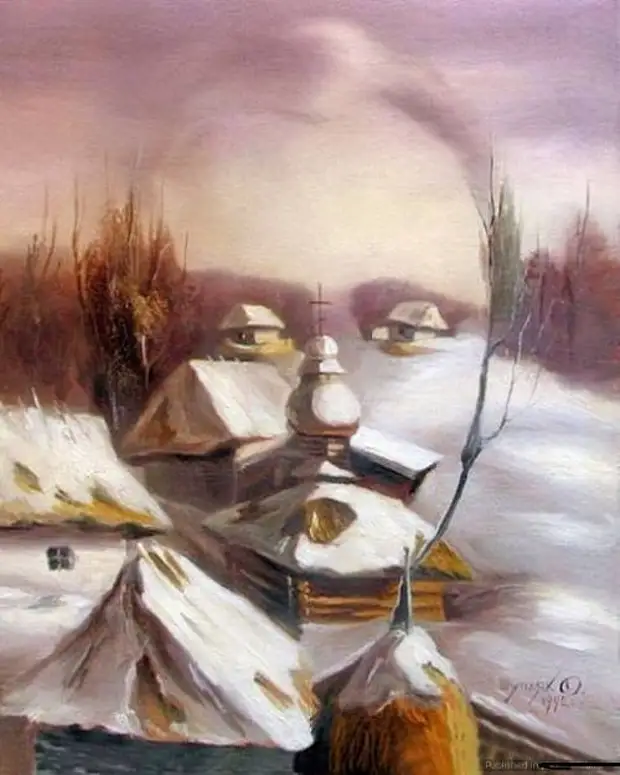 Lukisan ilusi dari artis Ukraine Oleg Shuplyak