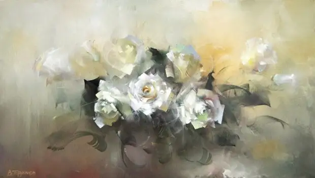 Artist Vitaly Trubanov. Amazing bouquets of flowers