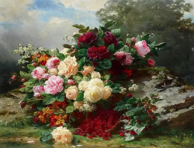 Artista Jean Baptiste Claude Robie (1821 - 1910)