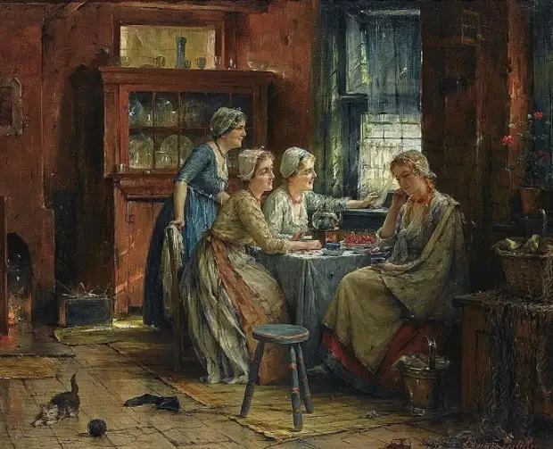 Konstnären Edward Antoon Portielje (1861-1949). Liten pjäs 