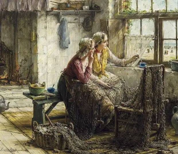 Kunstner Edward Antoon Portielje (1861-1949). Lite skuespill 