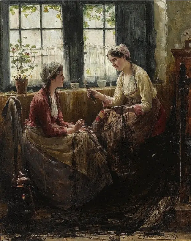 Konstnären Edward Antoon Portielje (1861-1949). Liten pjäs 