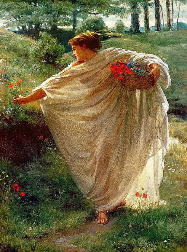 Msanii Edward John Poynter (1836 - 1919). Bard ya uchoraji wa Kiingereza